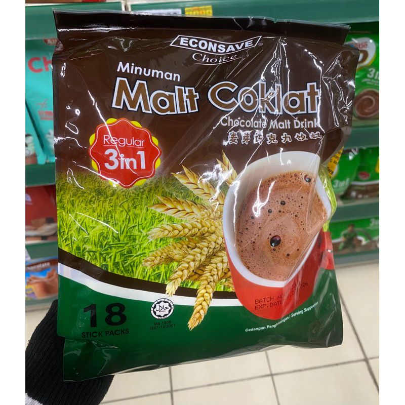 3 IN 1 CHOCOLATE DRINKS INSTANT 3 IN 1 DRINKS ECONSAVE | Shopee Malaysia
