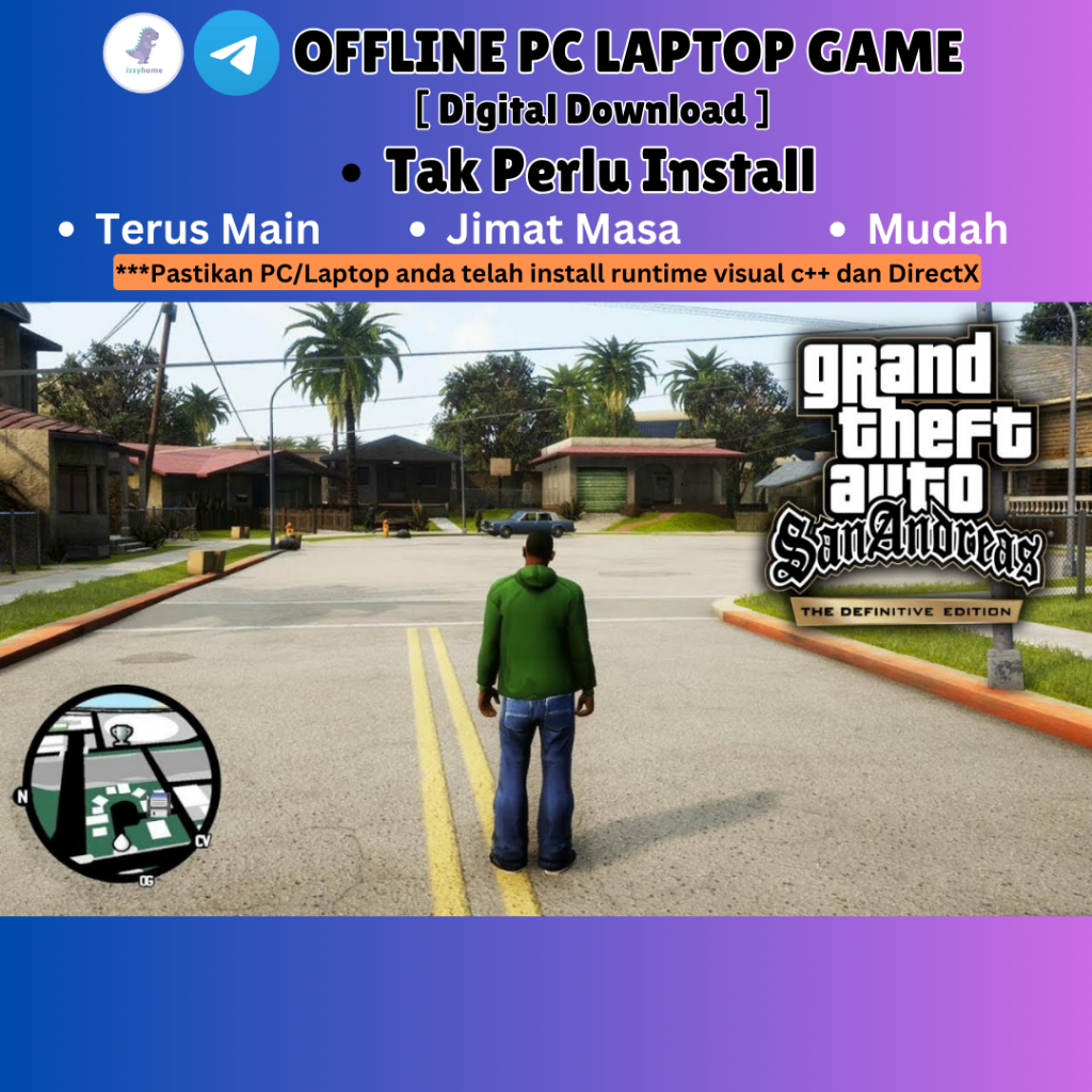 [PC OFFLINE GAME PORTABLE]GTA San Andreas Definitive Edition[DIGITAL ...