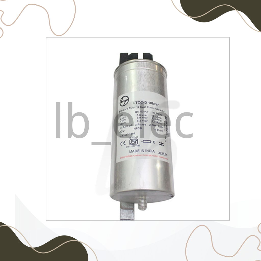 Larsen & Toubro & L & T 5KVAR 10KVAR 15 KVAR 20KVAR 25KVAR 30KVAR 440VAC Power Capacitor Bank ...