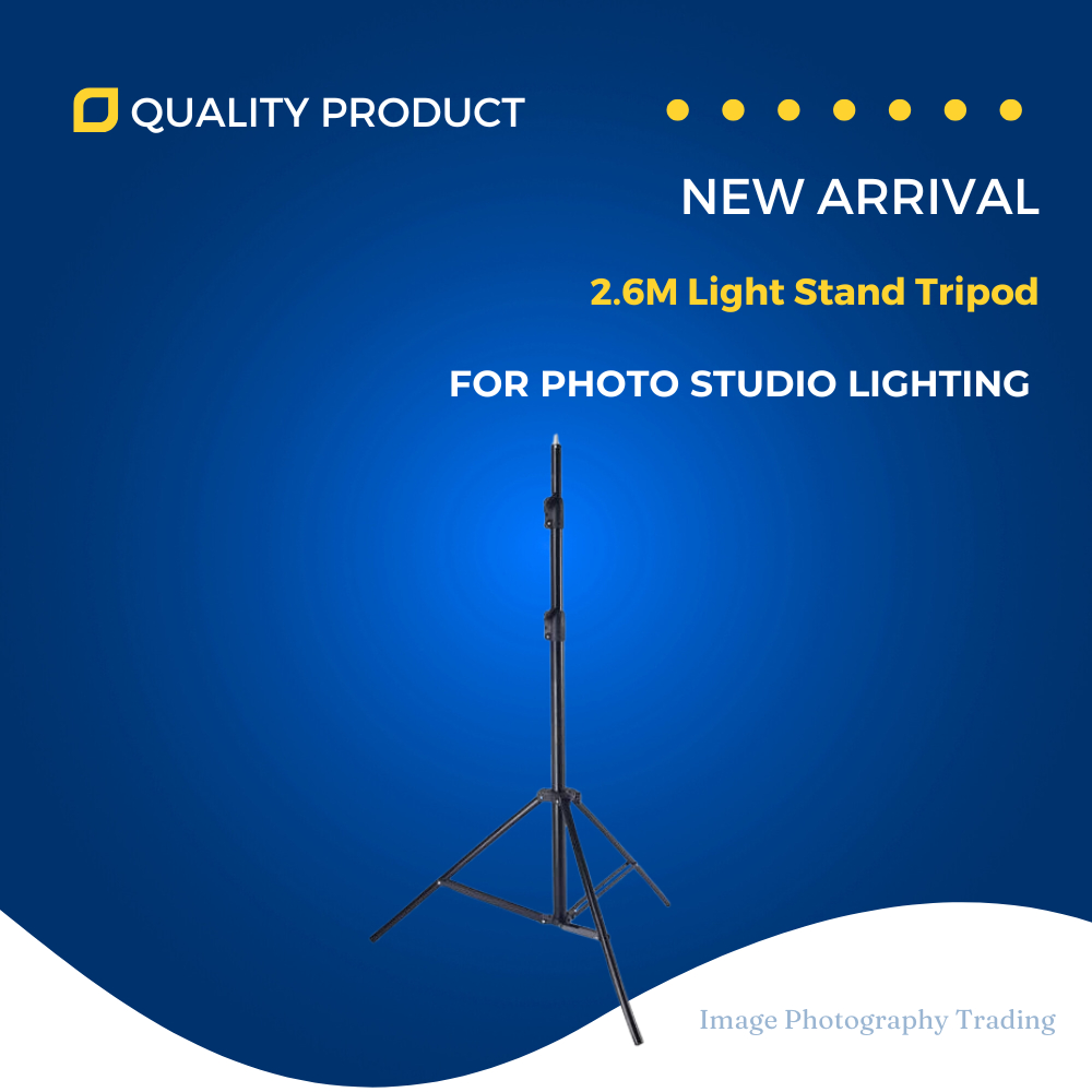 2.6M Light Stand Tripod For Photo Studio Lighting DSLR Camera Nikon ...