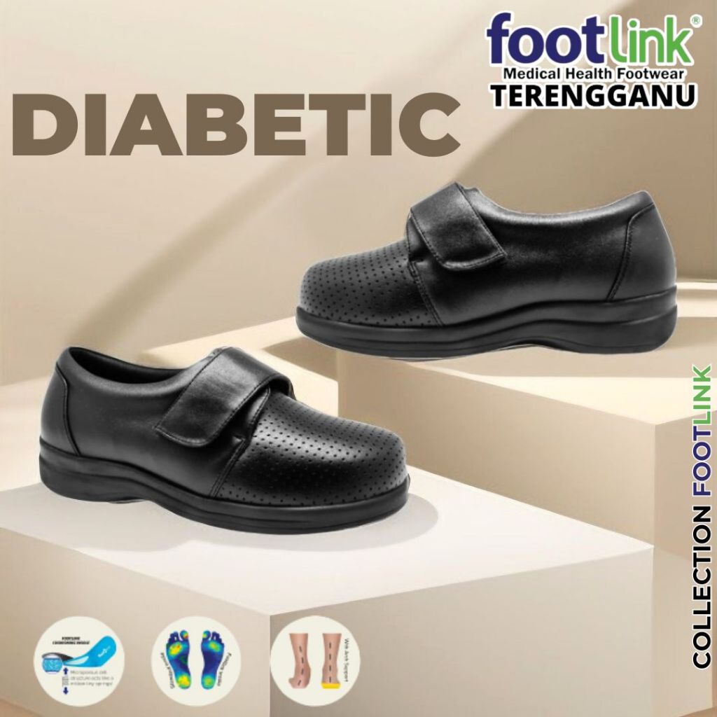 Footlink DI 6988 Health Diabetic Shoe , Unisex | Shopee Malaysia