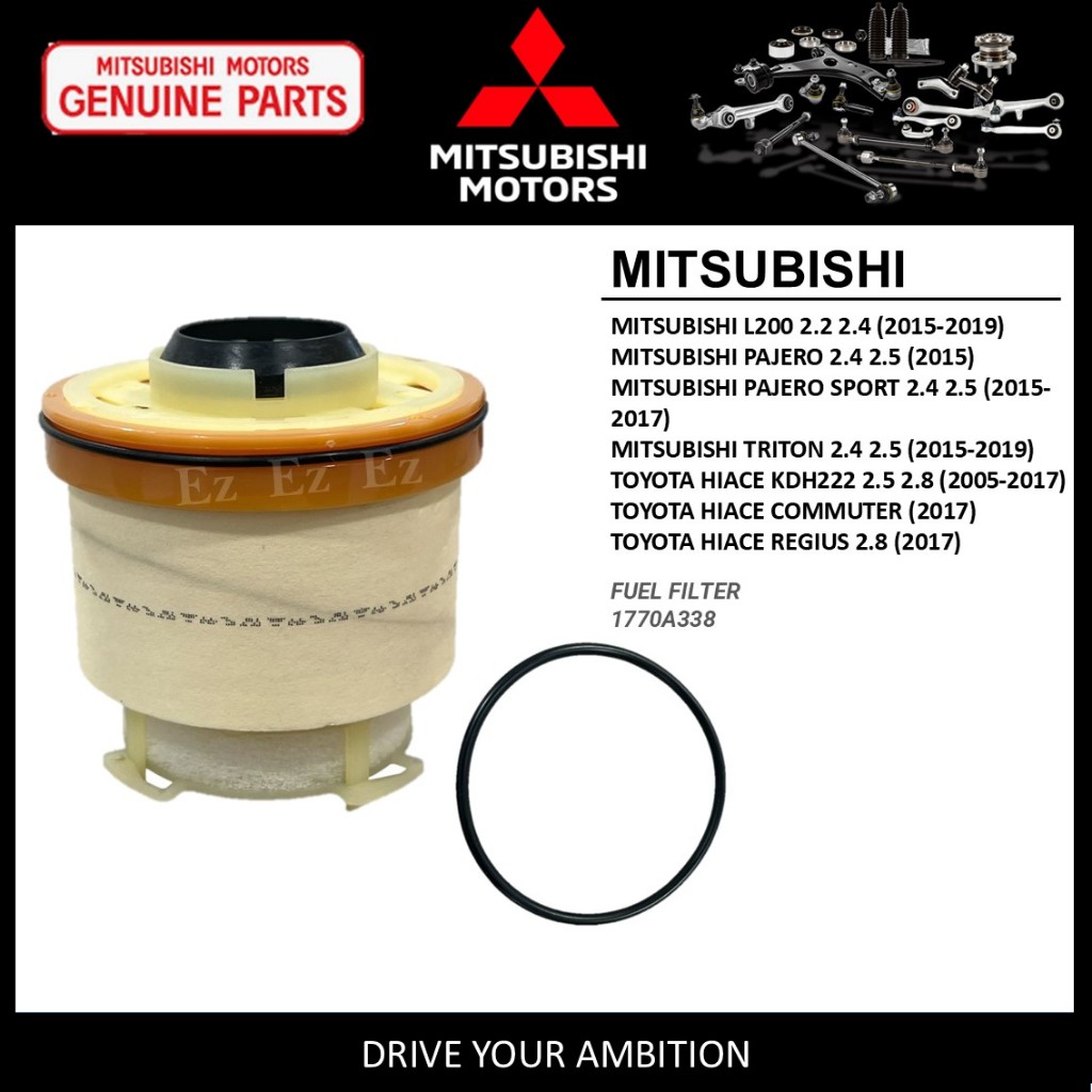 1770A338 - FUEL FILTER FOR MITSUBISHI L200 PAJERO TRITON TOYOTA HIACE ...