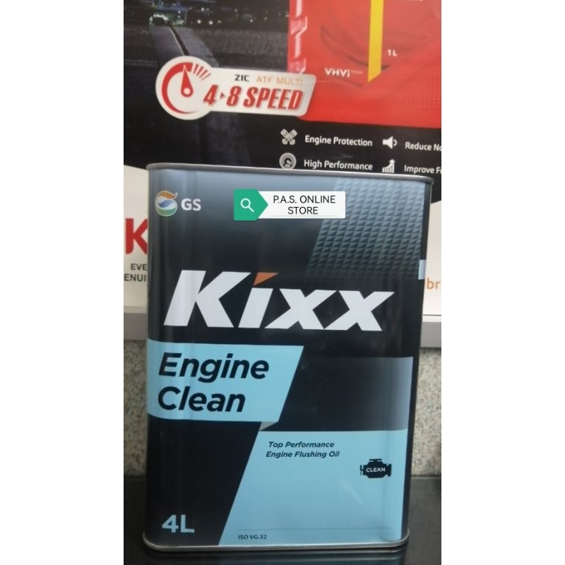 Kixx Engine Clean 4L for GASOLINE ENGINE AND DIESEL ENGINE | Shopee ...
