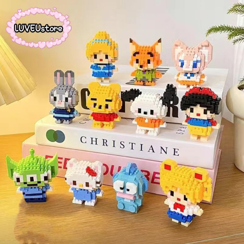 LUVEU Mini Bricks Block Cute Melody Cartoon Door Gift Hadiah Mini Lego ...