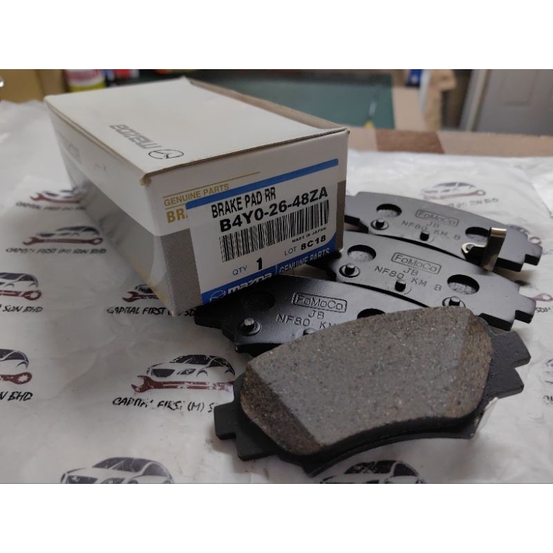 Mazda Rear Brake Pad - MAZDA 3 (skyactiv) YR'2019,CX3 (B4Y0-26-48ZA ...