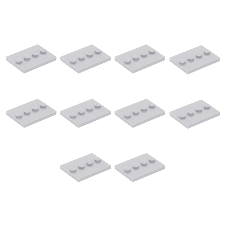Lego Parts Tile, Modified 3 x 4 with 4 Studs in Center. Minifigure/CMF ...