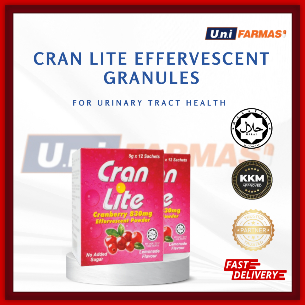 WINWA CRAN LITE CRANBERRY EFFERVESCENT POWDER LEMONADE FLAVOUR 12 ...