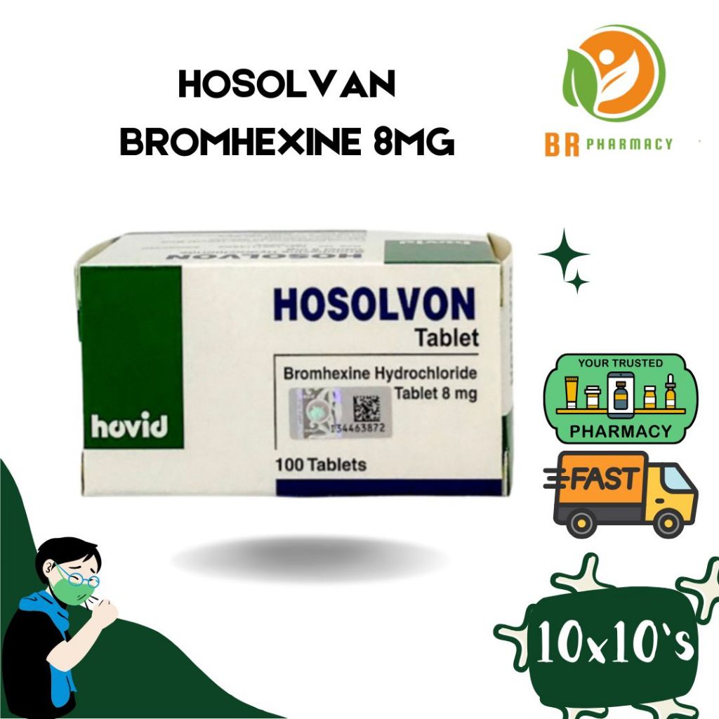 HOVID HOSOLVON 8MG 10X10TABLET (BROMHEXINE 8MG) | Shopee Malaysia HOVID HOSOLVON 8MG 10X10TABLET (BROMHEXINE 8MG) | Shopee Malaysia