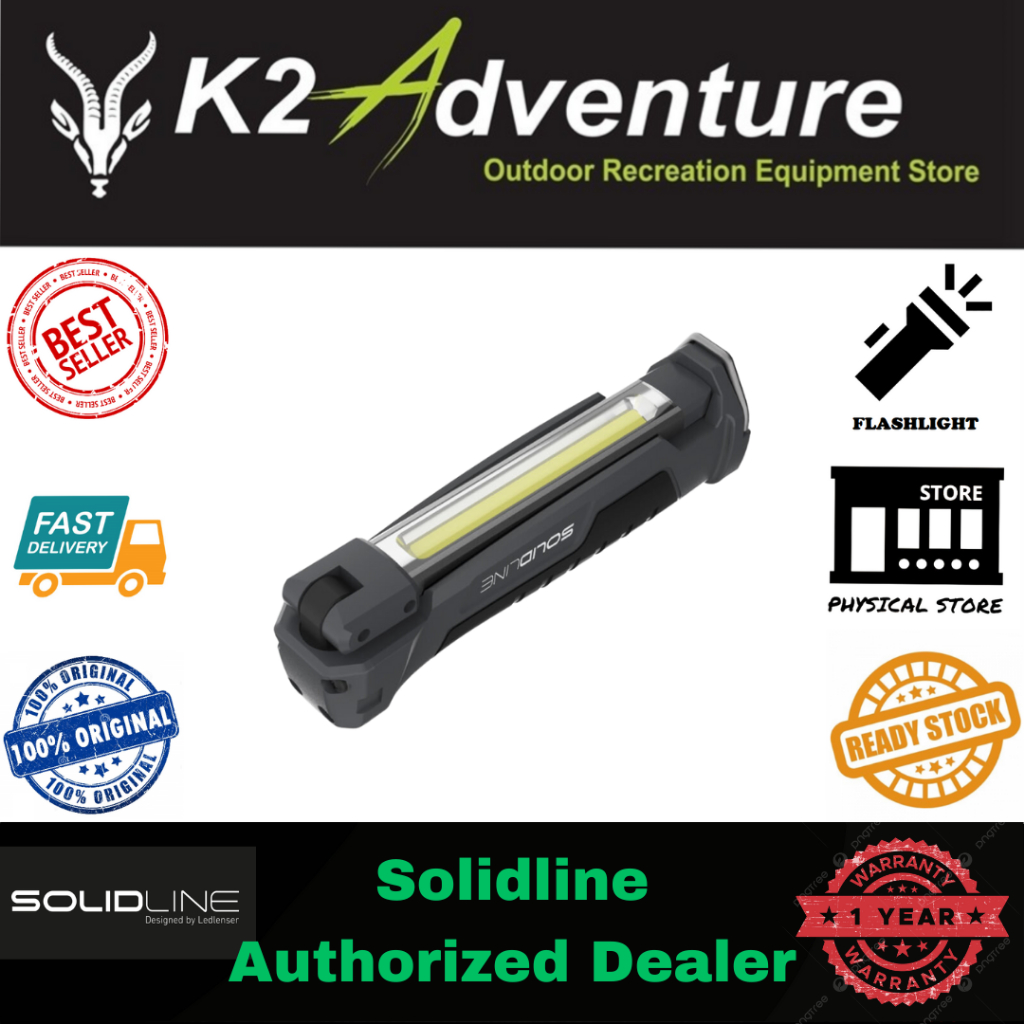 Solidline SW2R Rechargeable Work Light 550Lumens Design by Ledlenser (100% Authentic) | Shopee ...