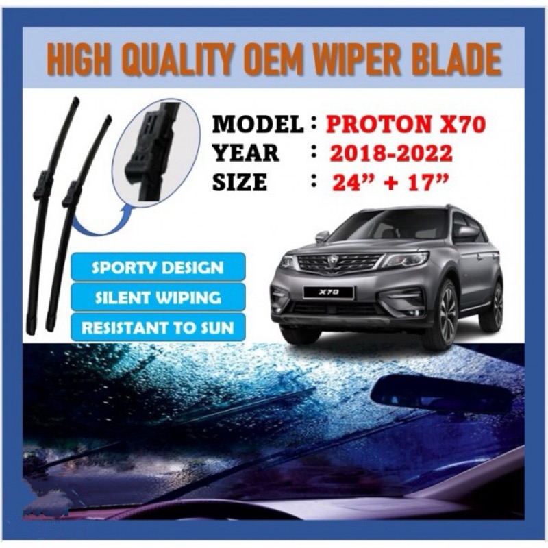 Proton X70 Wiper Wiper Blade (Front Set) | Shopee Malaysia