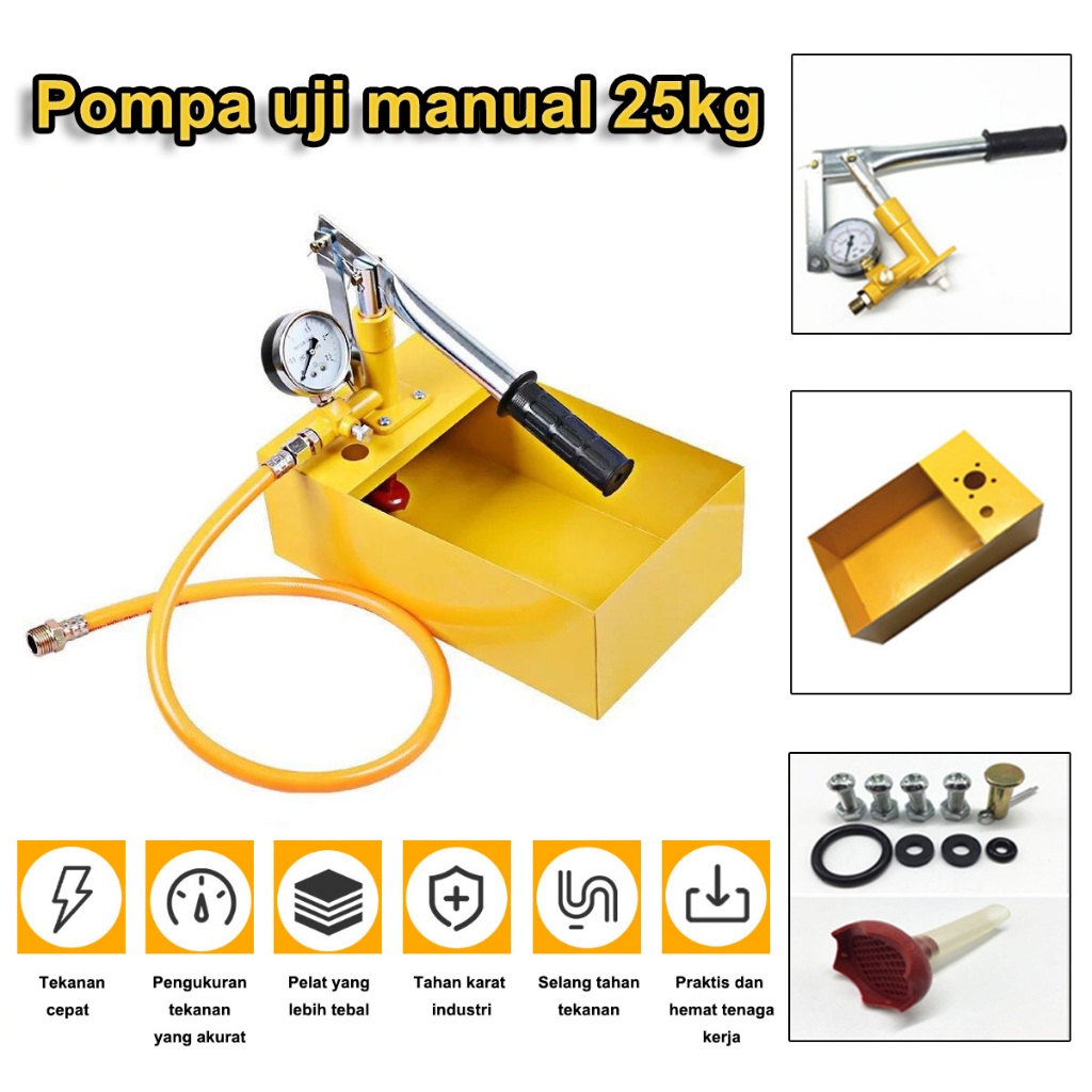 Test Pump Manual - Alat Tes Kebocoran Pipa Air - Alat Manual Pompa Tes ...