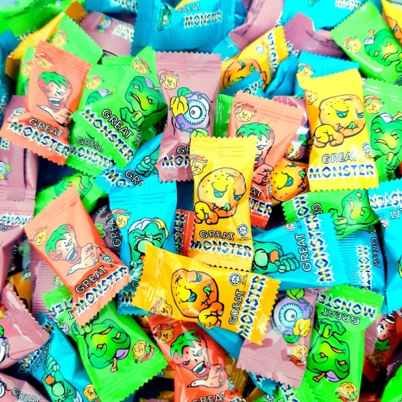 Great Monster Candy 25pcs / 100pcs ( Gula Gula Hantu ) | Shopee Malaysia