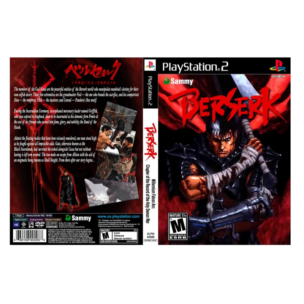 PS2 Berserk Millennium Falcon Arc (DVD GAME) | Shopee Malaysia
