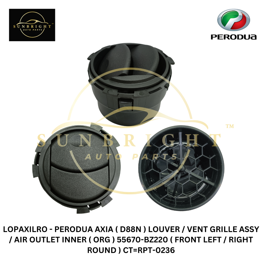 PERODUA AXIA ( D88N ) LOUVER / VENT GRILLE ASSY / AIR OUTLET INNER ...