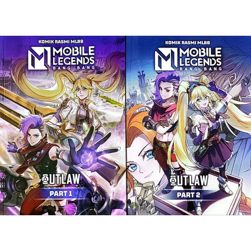 KOMIK MOBILE LEGENDS BANG BANG OUTLAW PART 1 & 2 | Shopee Malaysia