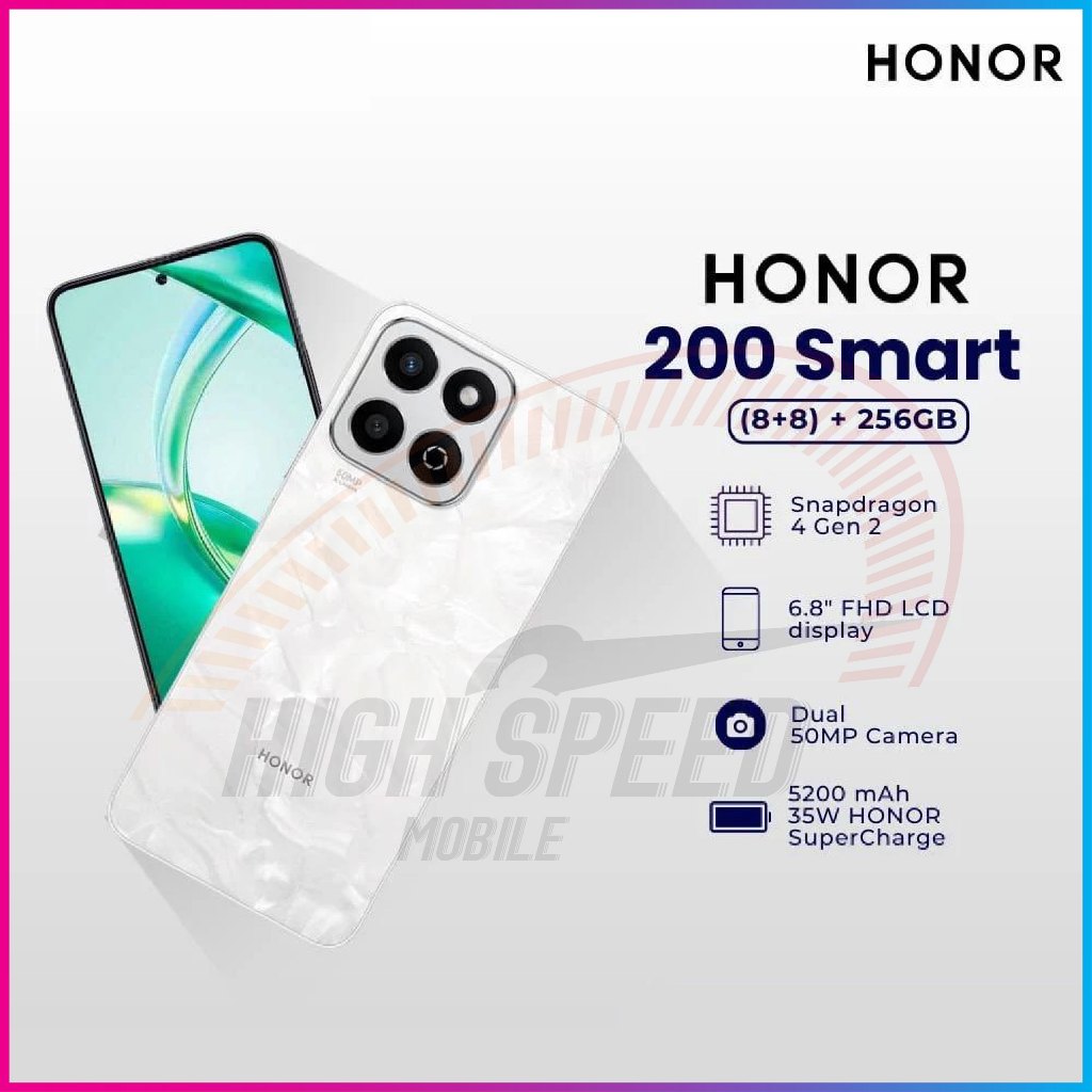 Honor 200 Smart 5G 8+8GB RAM + 256GB ROM MY SET | Shopee Malaysia