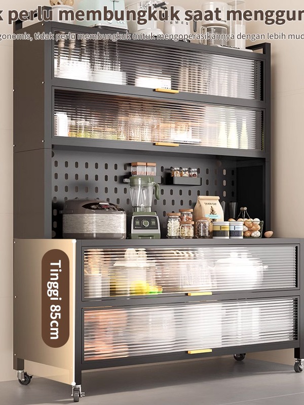 Rak Kabinet Dapur Kitchen Cabinet Rack Microwave Oven Cabinet Kitchen ...