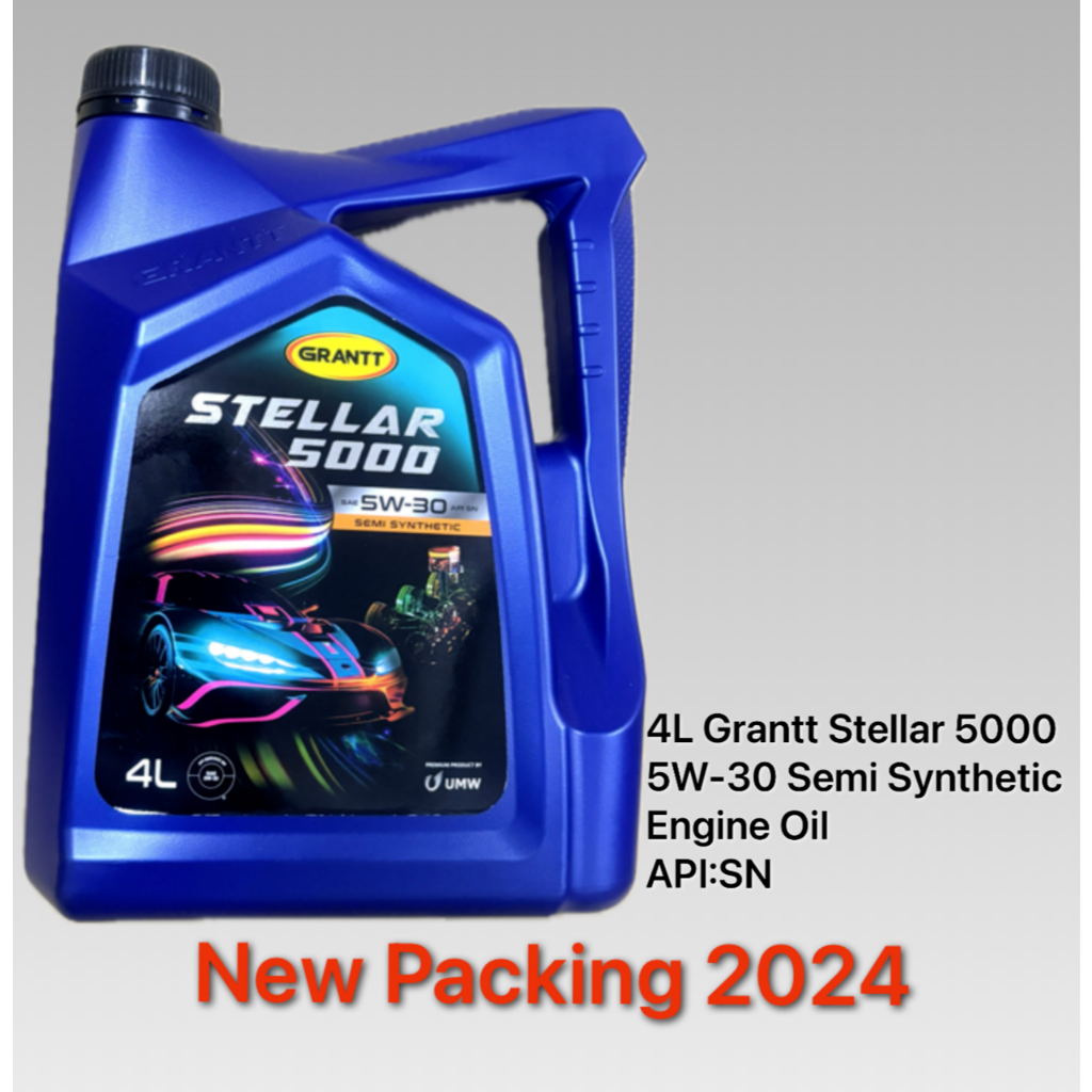 4 LITER GRANTT 5W30 STELLAR 5000 ENGINE OIL SEMI SYNTHETIC BLEND. API ...