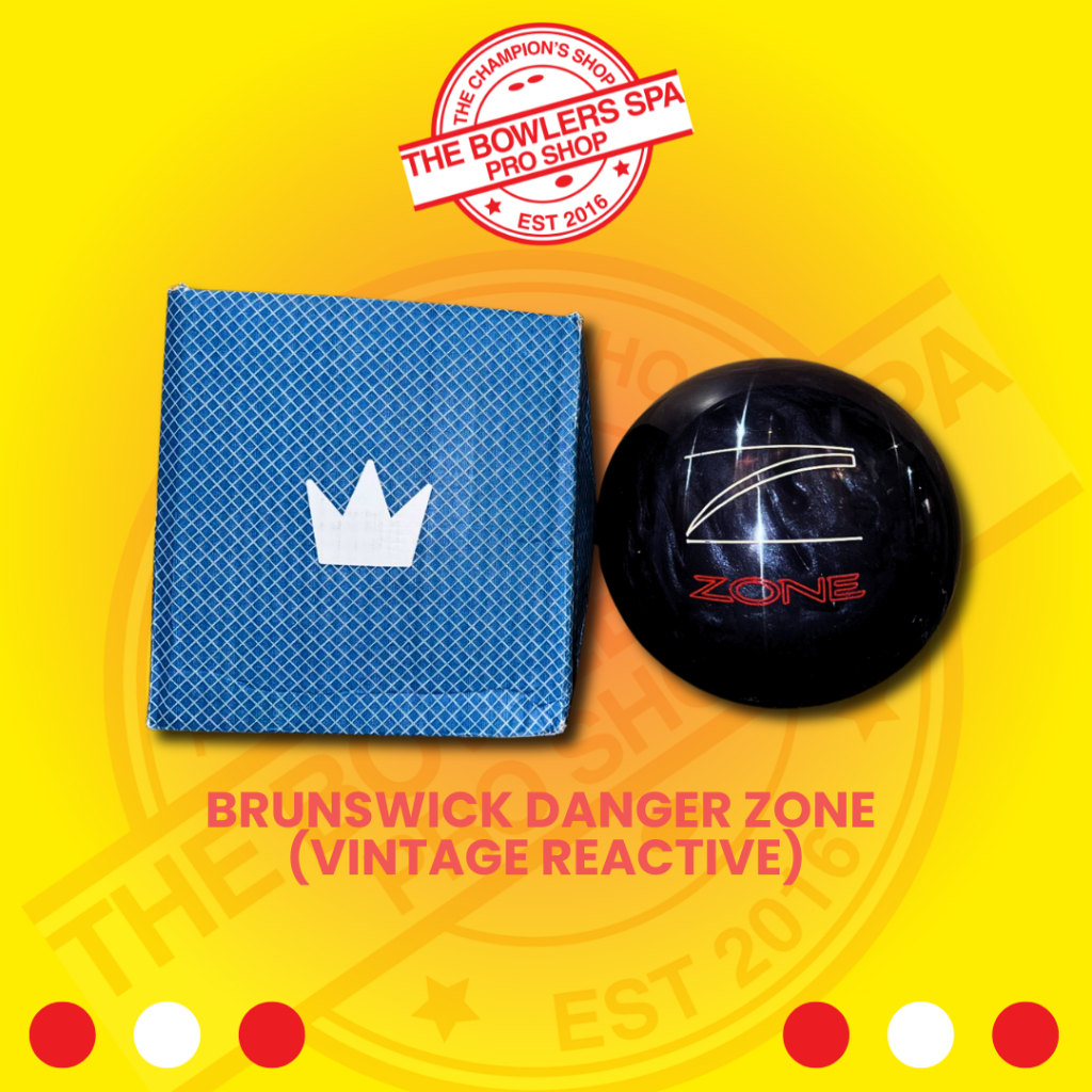 Brunswick Vintage Reactive Danger Zone 13lbs Bowling Ball Shopee Malaysia