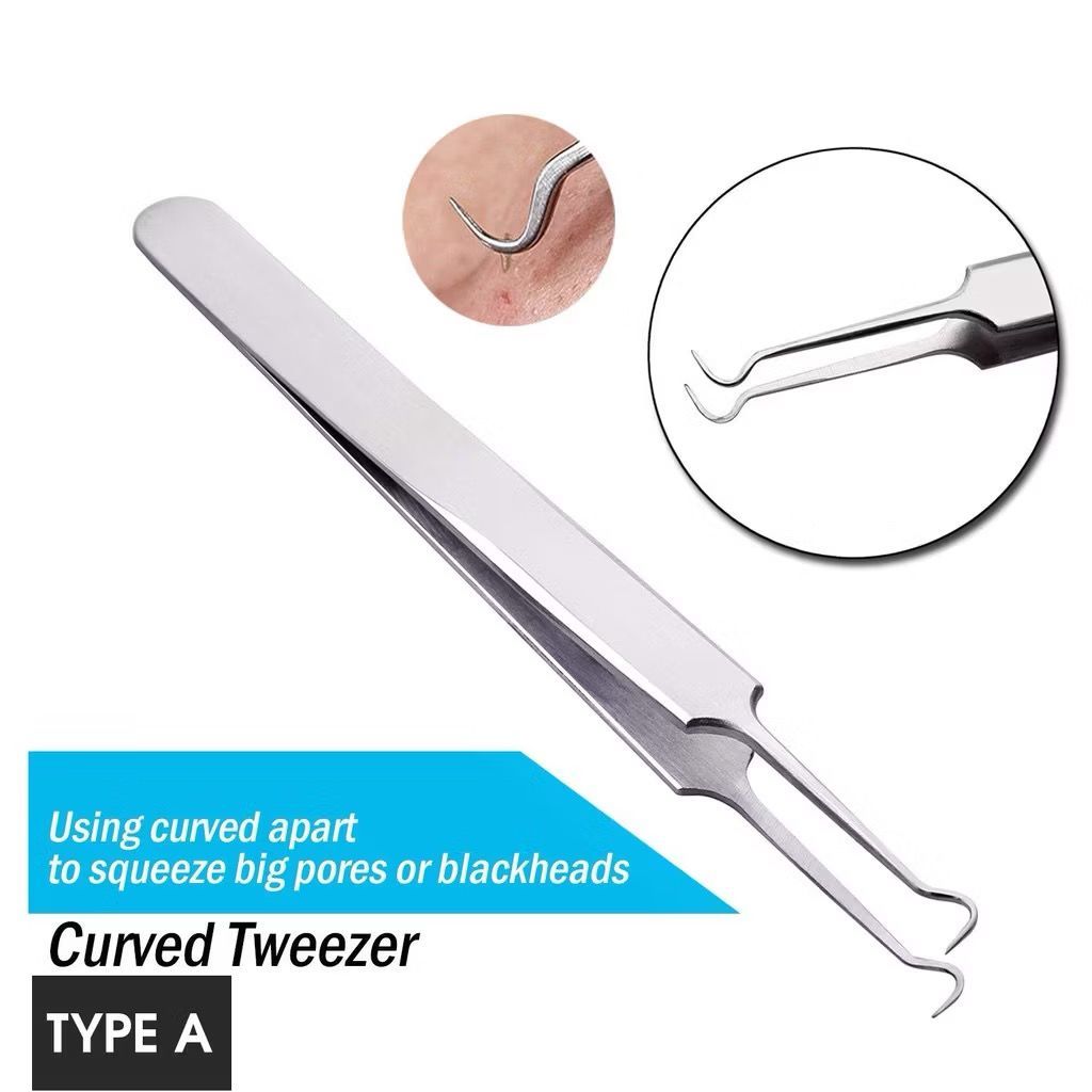 Blackhead Acne Clip Comedone Pimple Extractor Remover Tweezer | Shopee ...