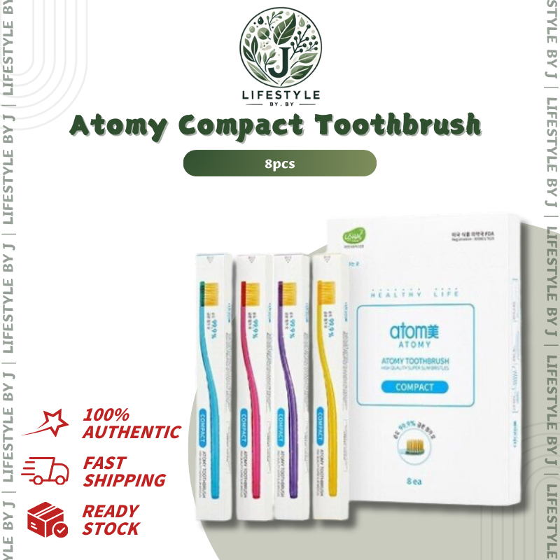 Atomy Compact Toothbrush 1set - 8pcs Soft Toothbrush Oral Care Berus ...
