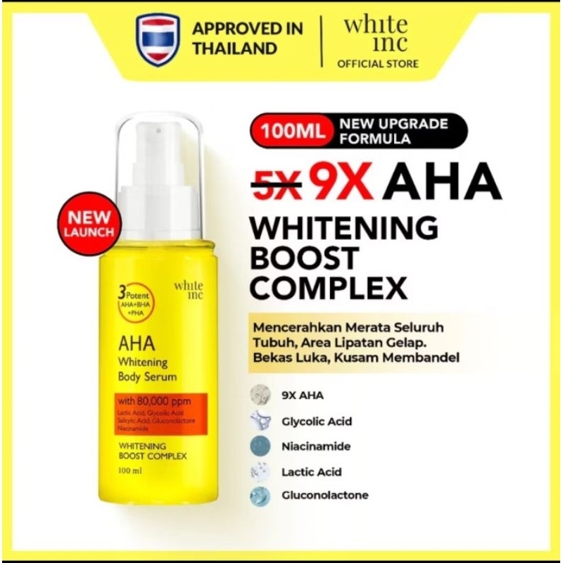BODY SERUM AHA THAILAND BIKIN KULIT PUTIH 100ML | Shopee Malaysia