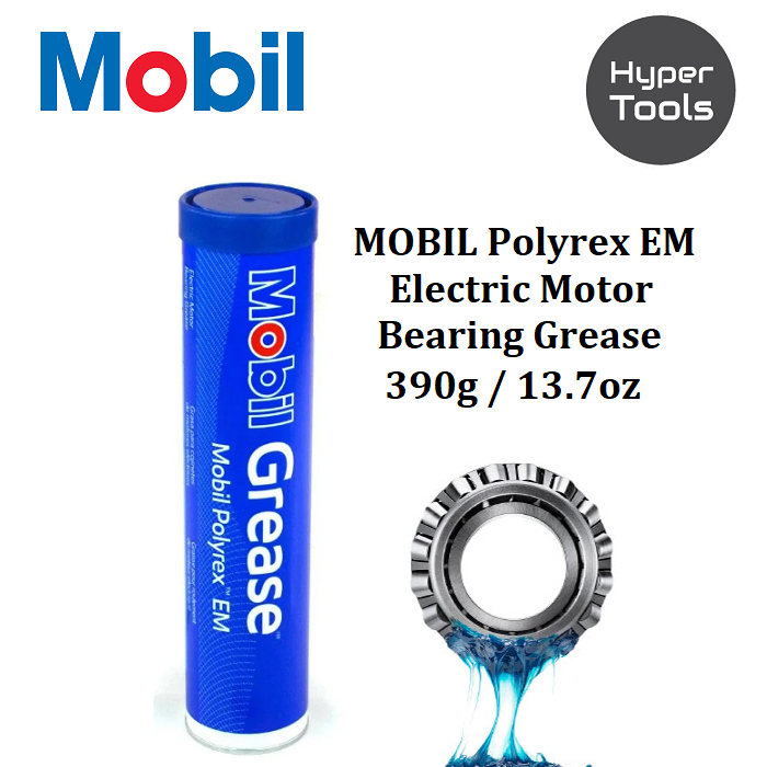 MOBIL Polyrex EM Electric Motor Bearing Grease 390g / 13.7oz | Shopee ...
