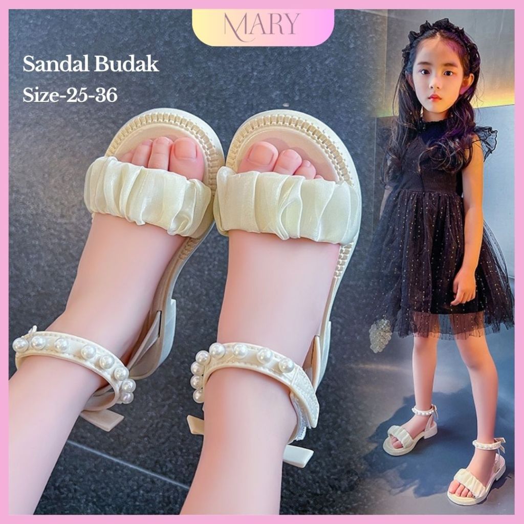 Mary-Kasut Budak Sandal Perempuan Kids Girl Sandals Kids Shoe Princess ...