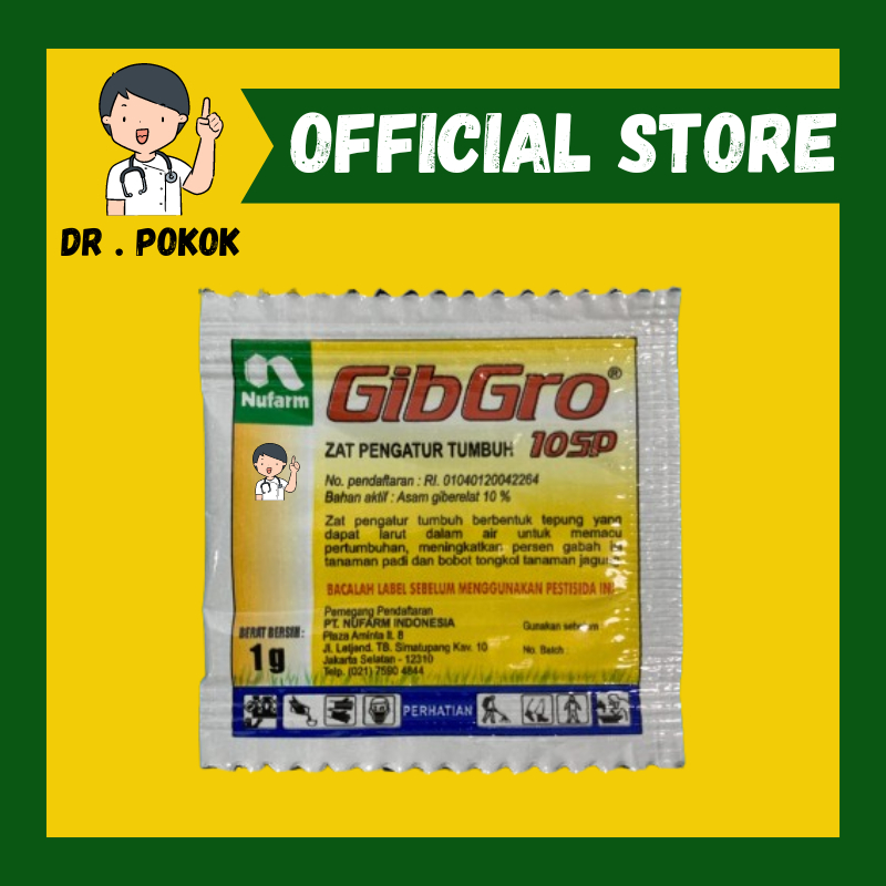 (1 Packet 1g) NUFARM GibGro ,Baja Gibberellic acid | Zat Pengatur ...