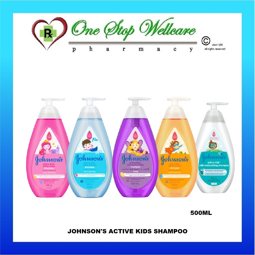 JOHNSON'S SYAMPU KANAK-KANAK AKTIF / ACTIVE KIDS SHAMPOO 500ML | Shopee ...