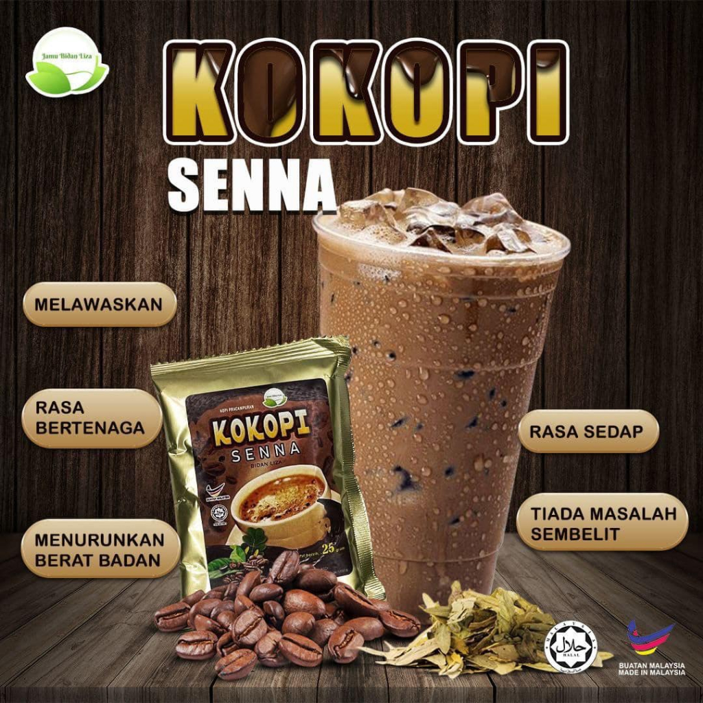 Kokopi Senna Bidan Liza 1 Pack 5 Sachet | Shopee Malaysia