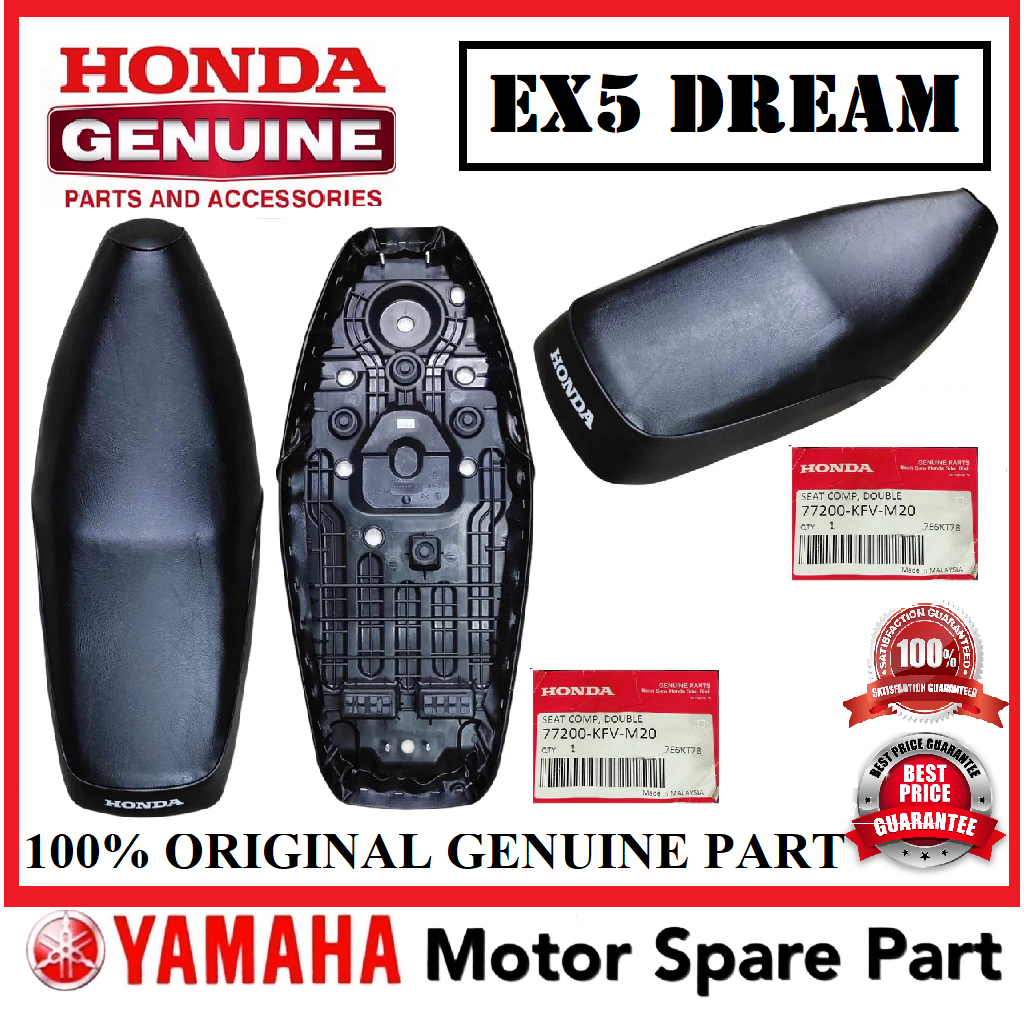 100% ORIGINAL HONDA EX5 DREAM SEAT ASSY 0 77200-KFV-M20 DOUBLE KUSYEN ...