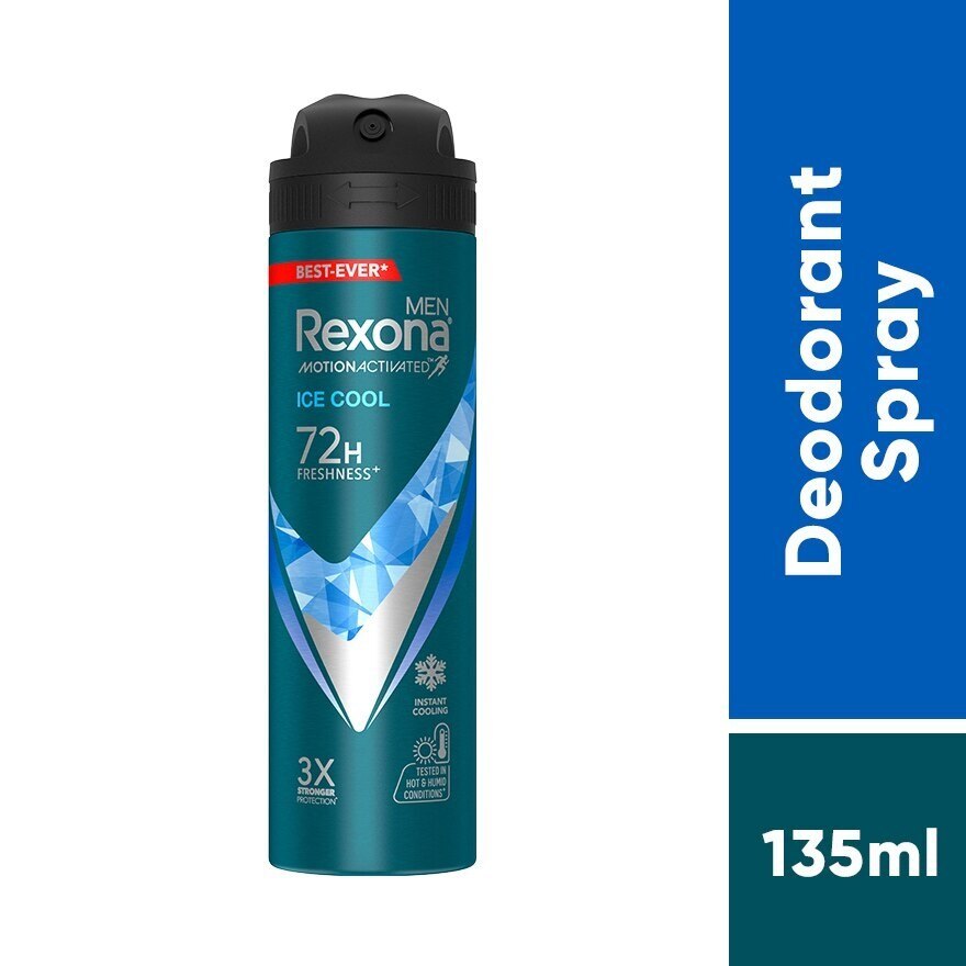 Rexona Men Ice Cool Spray Deodorant 135ml | Shopee Malaysia