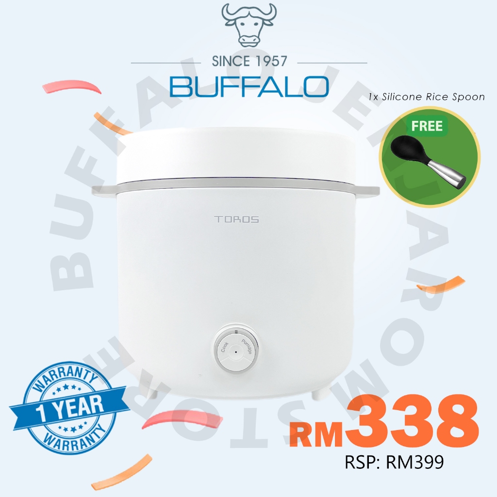 BUFFALO TOROS 1.8L Innovative Desugar Rice Cooker w/ Non-stick Inner ...