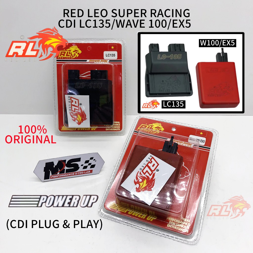 Red Leo Super Racing CDI Unit (PNP) EX5/DREAM/Wave100/LC135 | Shopee ...