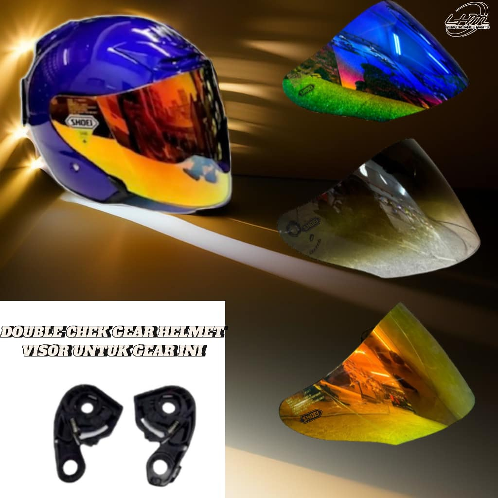 [FREE STICKER SHOEI] VISOR HELMET SHOEI CJ1 FULL CHOP JF3 JF2 JSTRAM ...