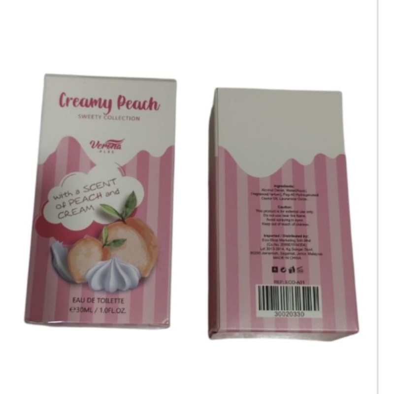 VERONA PLUS Perfume Women Creamy Peach Sweet Collection 30ml | Shopee ...