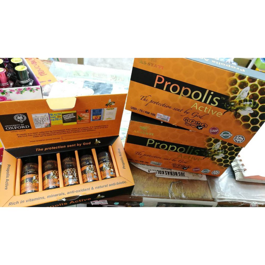 Propolis Active Original 5 Botol Ready Stock | Shopee Malaysia