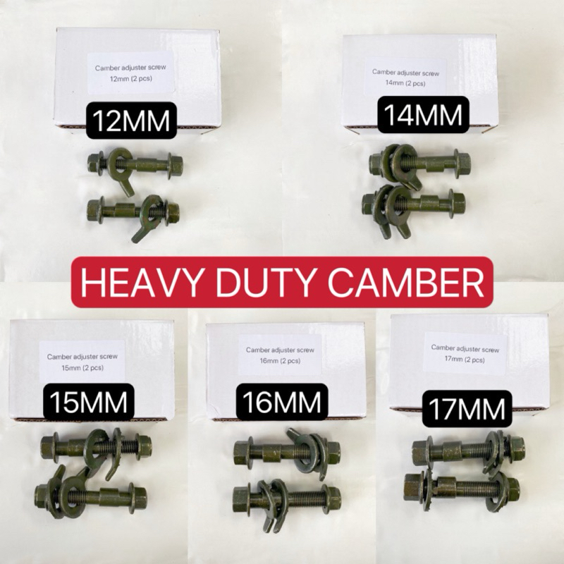 Heavy Duty Camber Nut (2PC) Camber Bolt Camber Screw Skru Chamber D2 ...