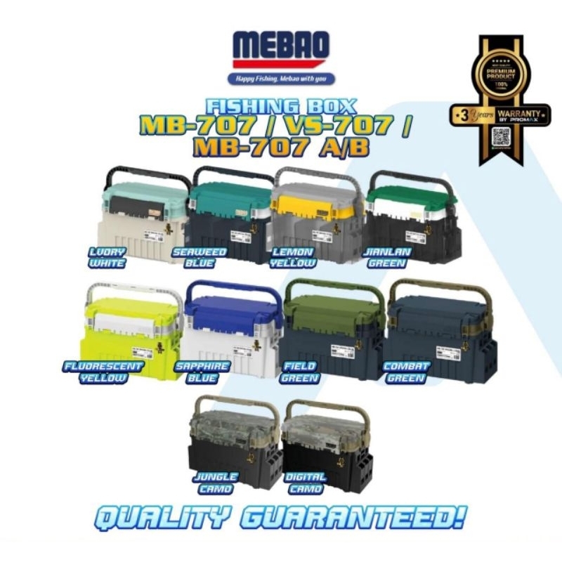 MEBAO VS-707 AND MB-707 PROMAX FISHING TACKLE BOX | Shopee Malaysia