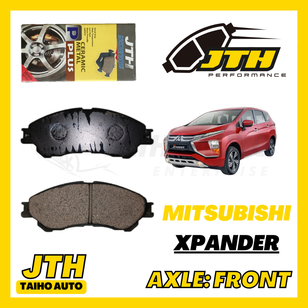 JTH PERFORMANCE Front Brake Pad Mitsubishi Xpander Ceramic Disc Break ...