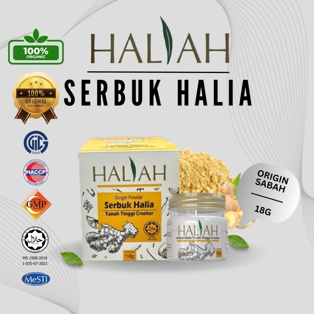 Serbuk Halia Tulen Organik Haliah dengan Tinggi Vitamin D dan ...