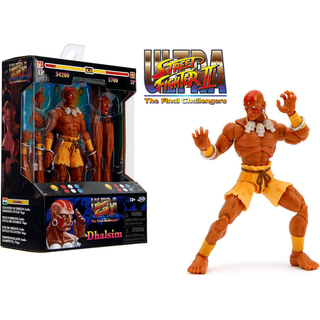 Ultra Street Fighter II Dhalsim 6" (1/12) Action Figure | Shopee Malaysia