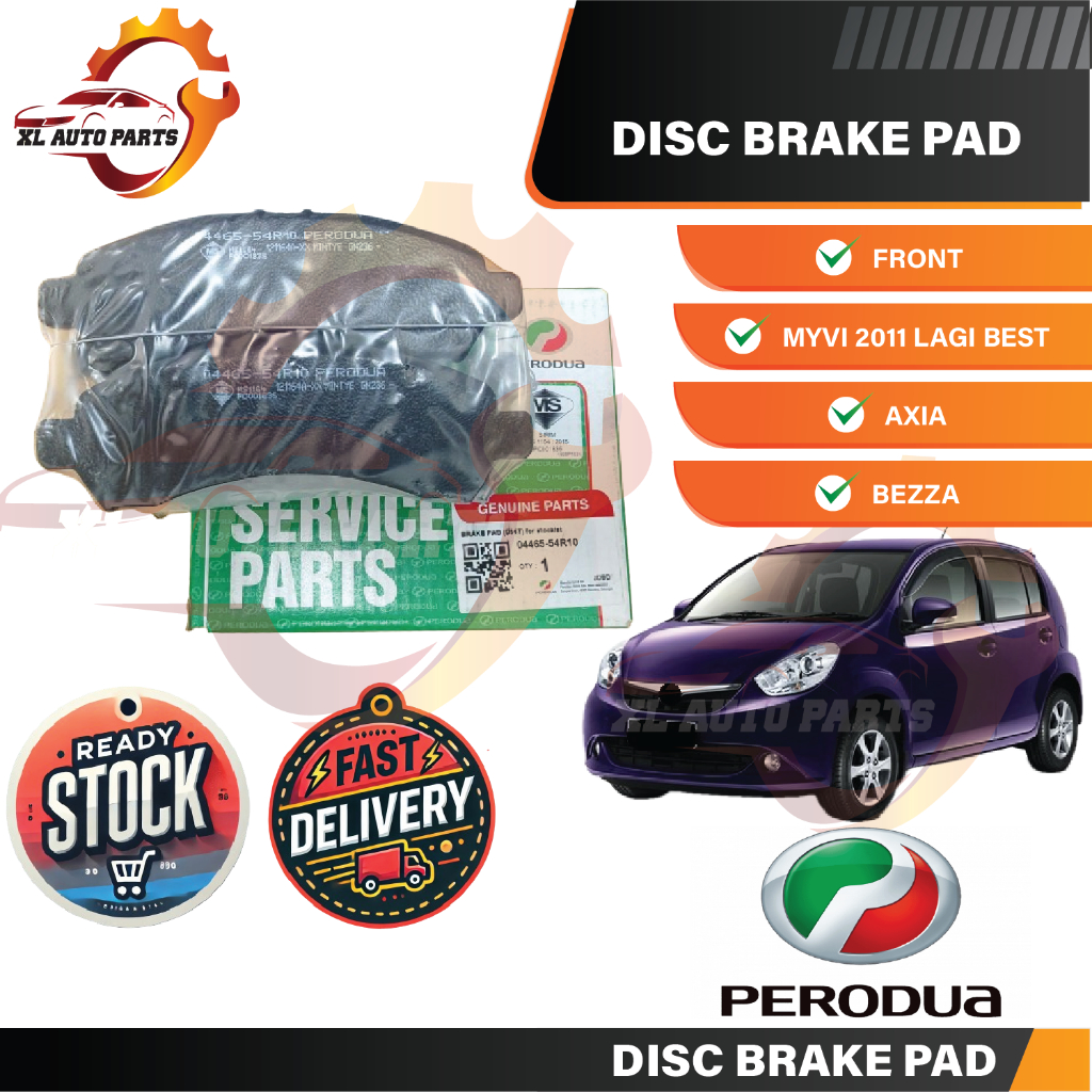 [ORIGINAL PERODUA] FRONT DISC BRAKE PAD / LINING BRAKE FOR PERODUA MYVI ...