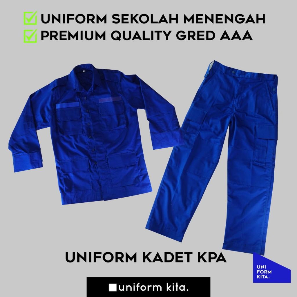 KADET PERTAHAN AWAM UNIFORM NO.3 LONG SLEEVE UNISEX | BAJU PAKAIAN ...