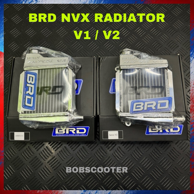 🇲🇾🔥🇳🇱 RADIATOR BRD ALLOY NVX V1 / V2 TEBAL THAILAND 🇳🇱🔥🇲🇾 BRD RACING ...