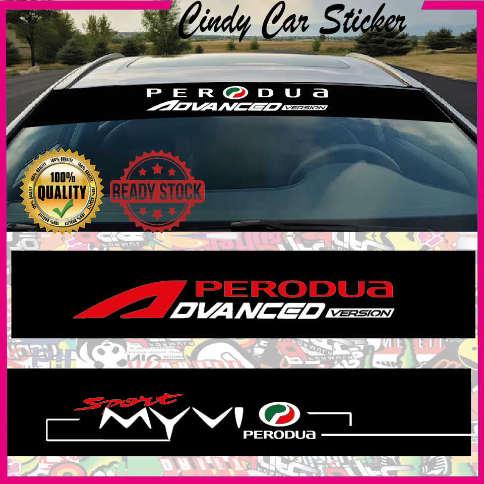 Front Windscreen Windshield Window Sticker PERODUA PROTON MYVI ALZA ...