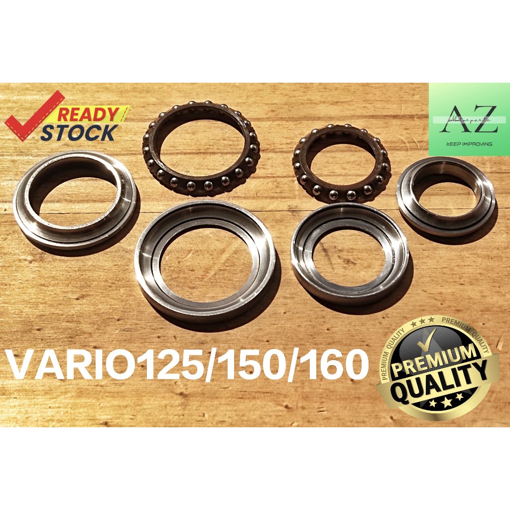 HONDA VARIO 125 / VARIO150 / VARIO160 STEERING CONE / CONE BEARING BALL RACE SET | Shopee Malaysia