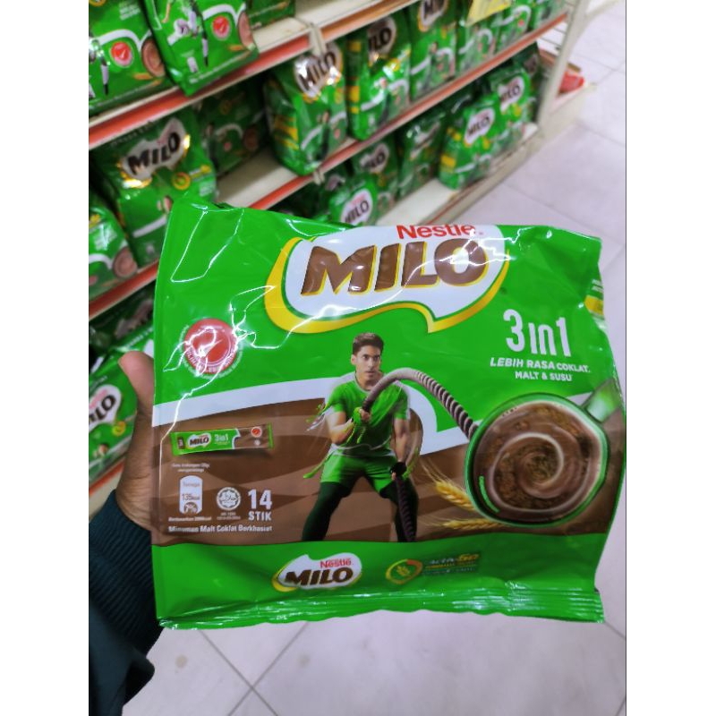Milo 3 in 1 drink chocolate drink instant | Shopee Malaysia