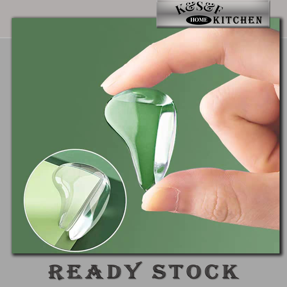 (10pcs/pack) Child Safety Silicone Protector Rubber Corner Protector Table Corner Edge ...